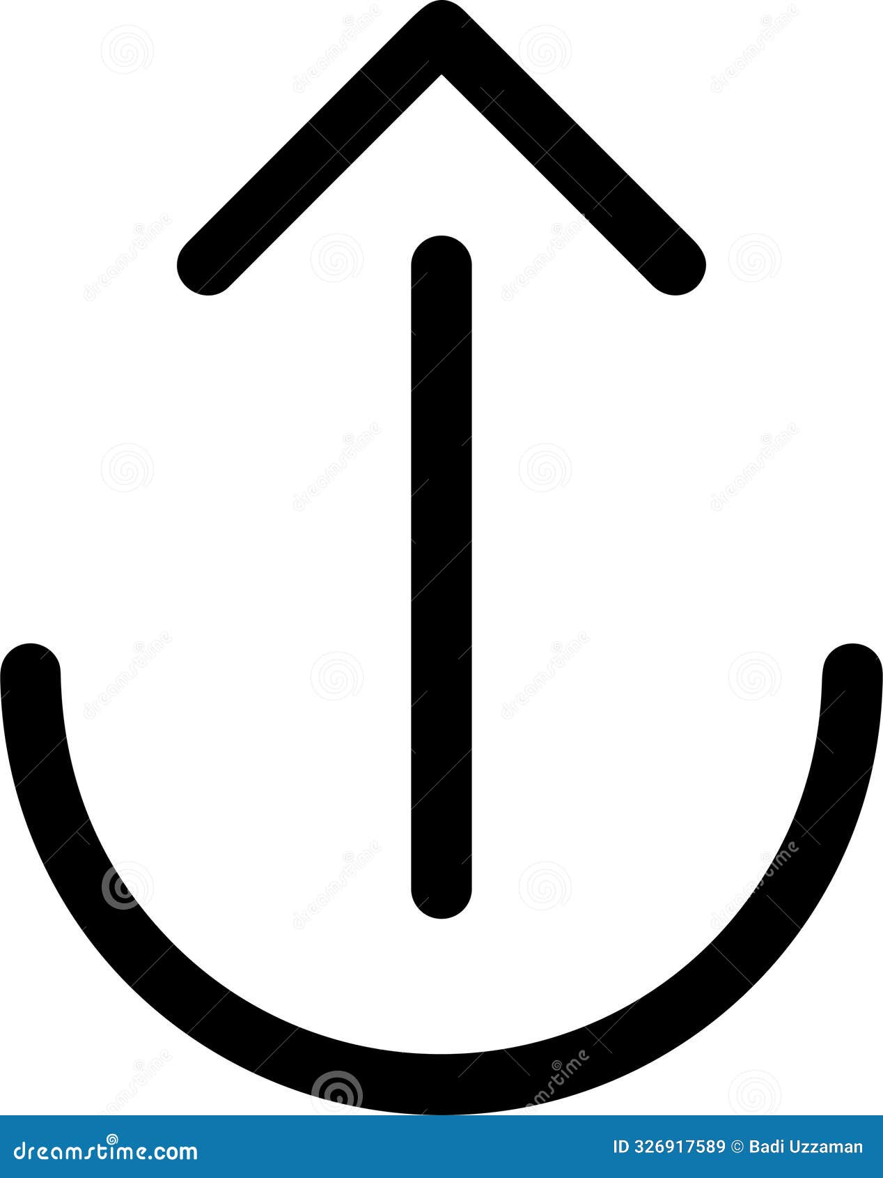 Upload Icon Symbol Vector Image Stock Vector - Illustration of digital ...