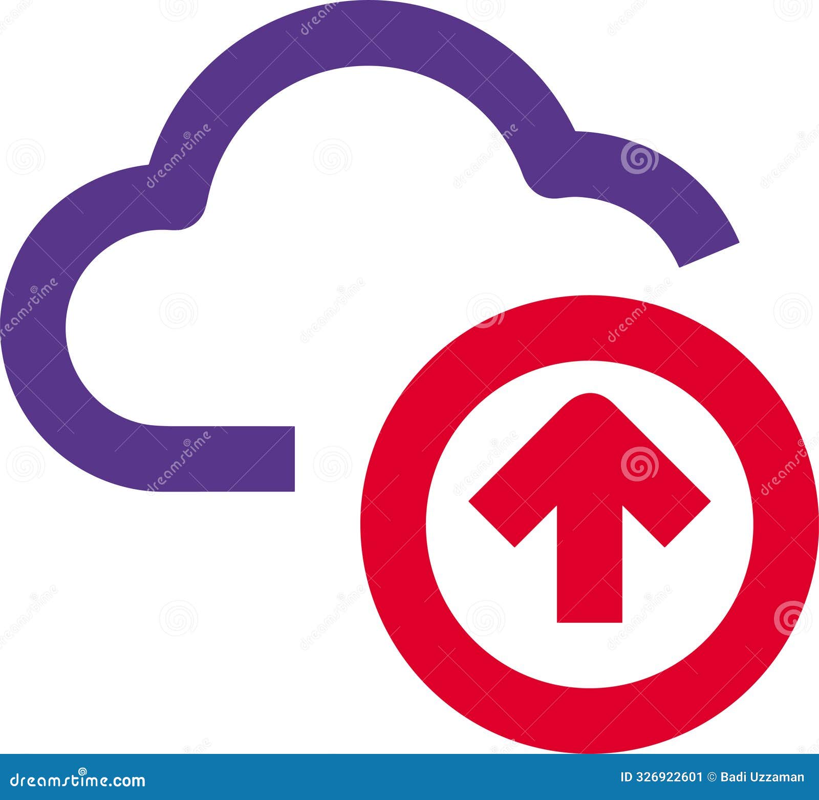 Upload Icon Symbol Vector Image Stock Vector - Illustration of website ...