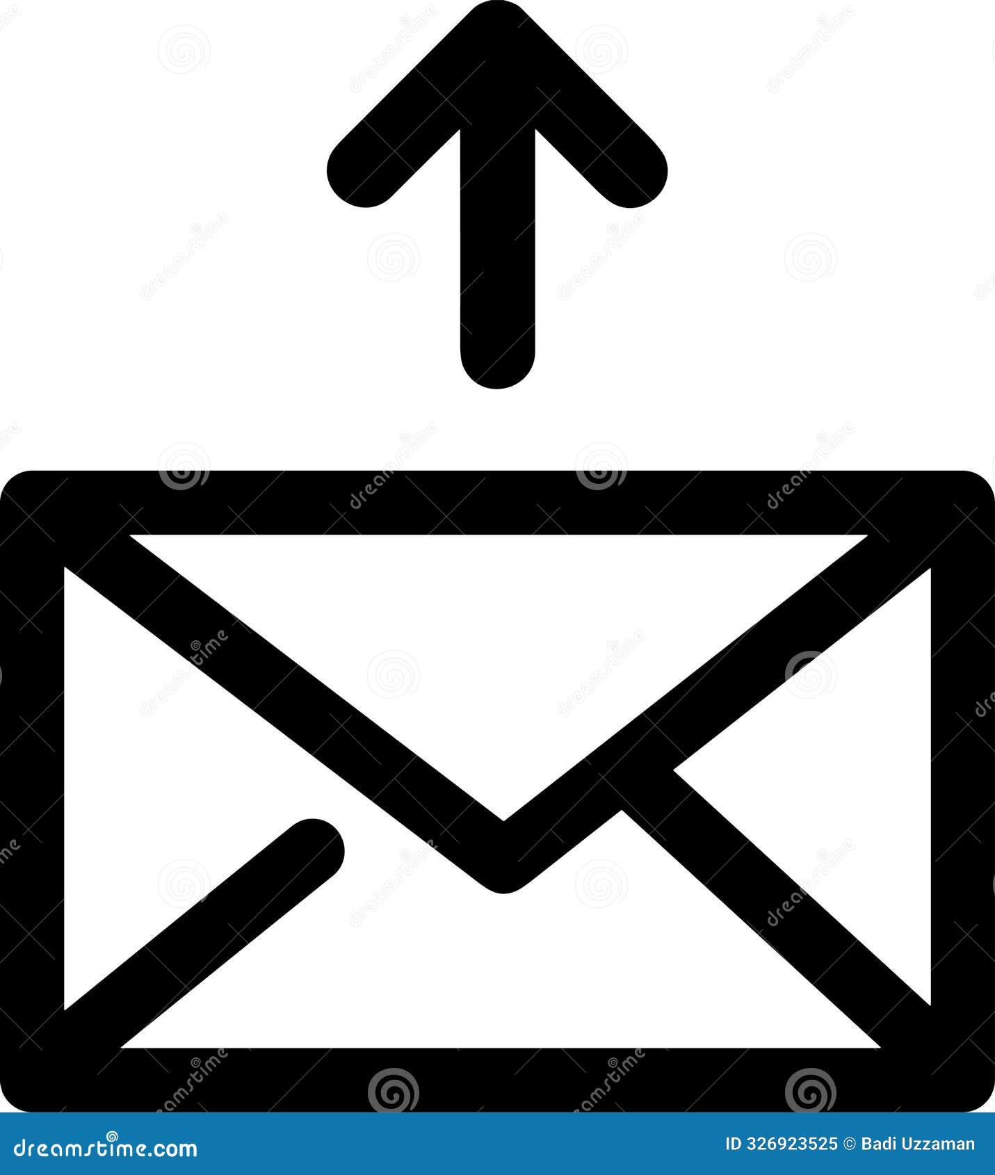 Upload Icon Symbol Vector Image Stock Vector - Illustration of symbol ...