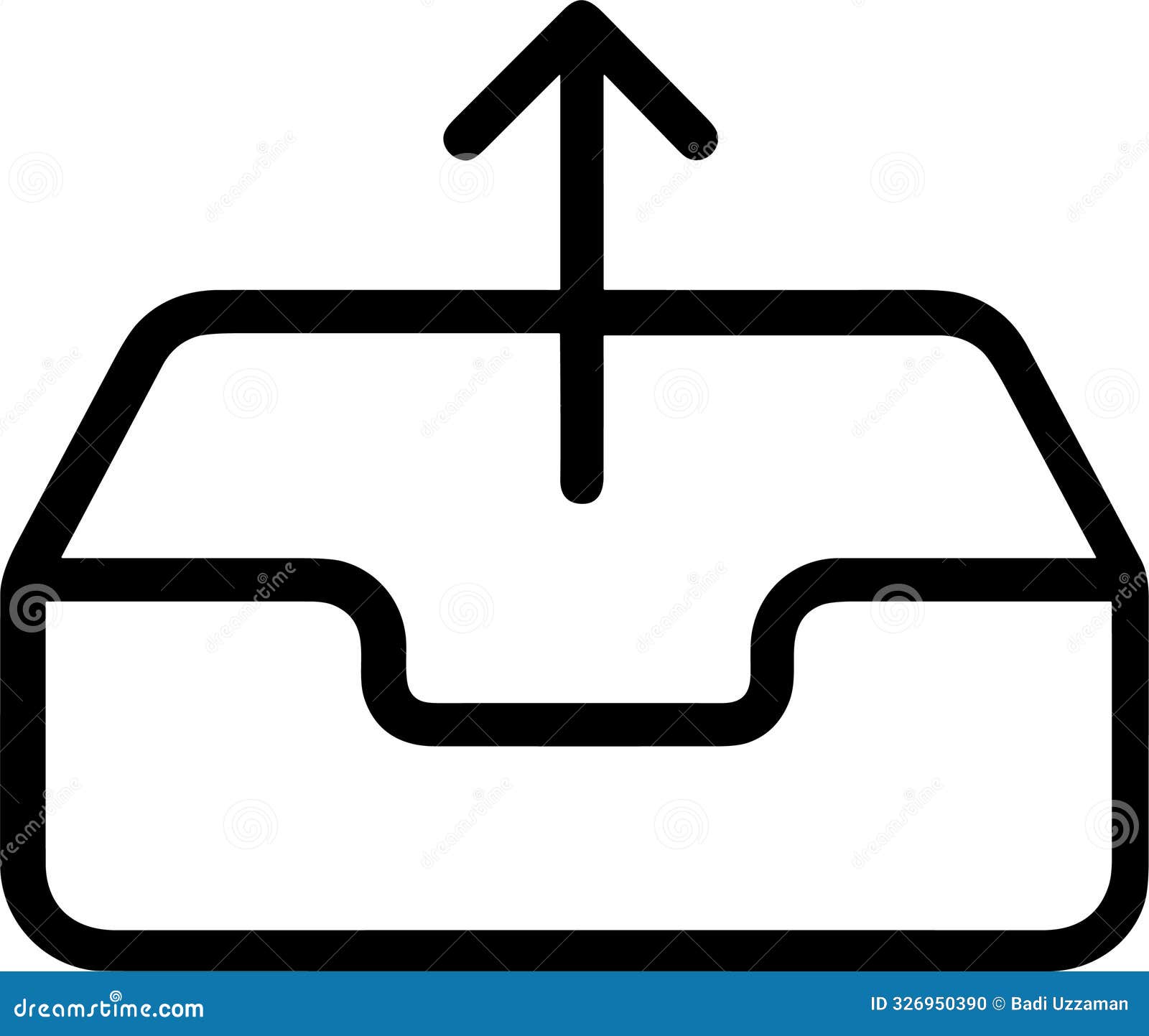 Upload Icon Symbol Vector Image Stock Vector - Illustration of icon ...