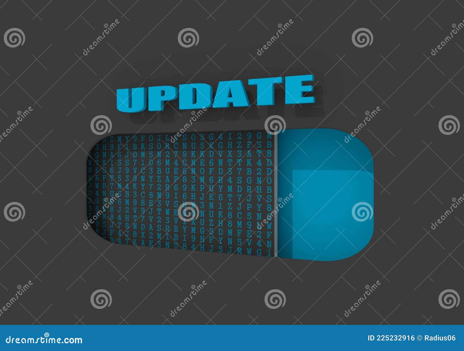 System Software Update and Upgrade Concept. Loading Process Bar Stock ...