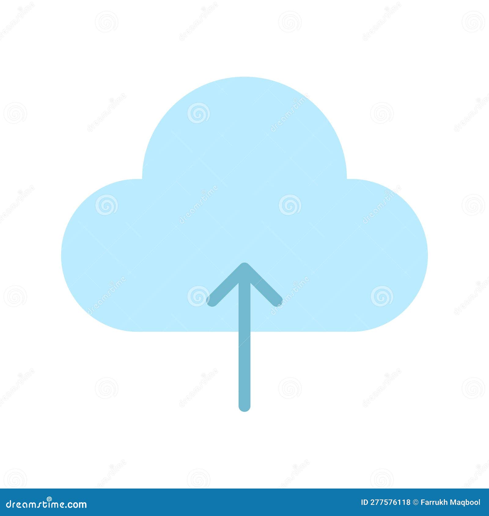 Upload To Cloud Icon Vector Image. Suitable for Mobile Apps, Web Apps ...