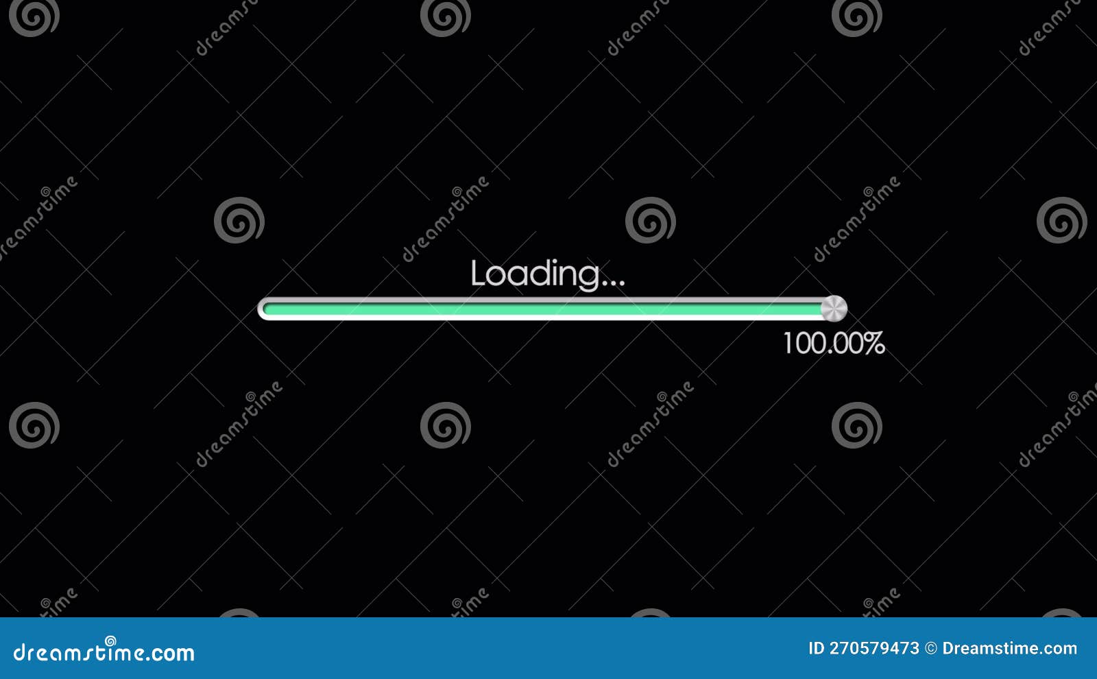 Uploading Bar Icon in Progress Represented in Percentage. Futuristic ...