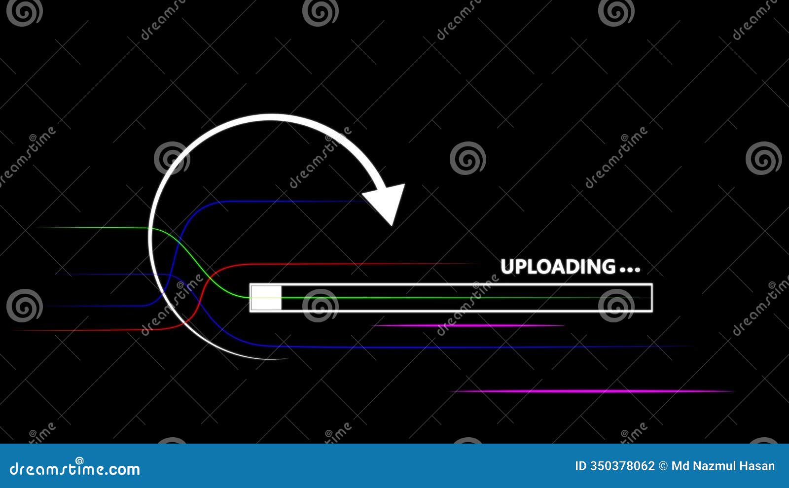 Uploading Circle Animated Illustration Royalty-Free Stock Photography ...