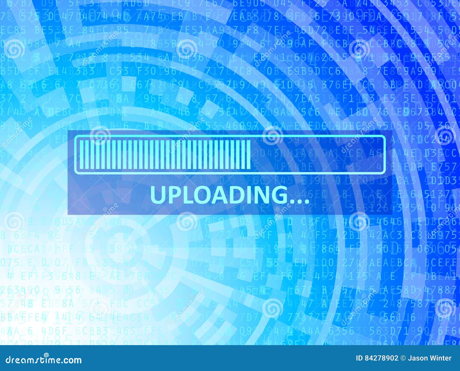 Uploading Data Background stock vector. Illustration of internet - 84278902