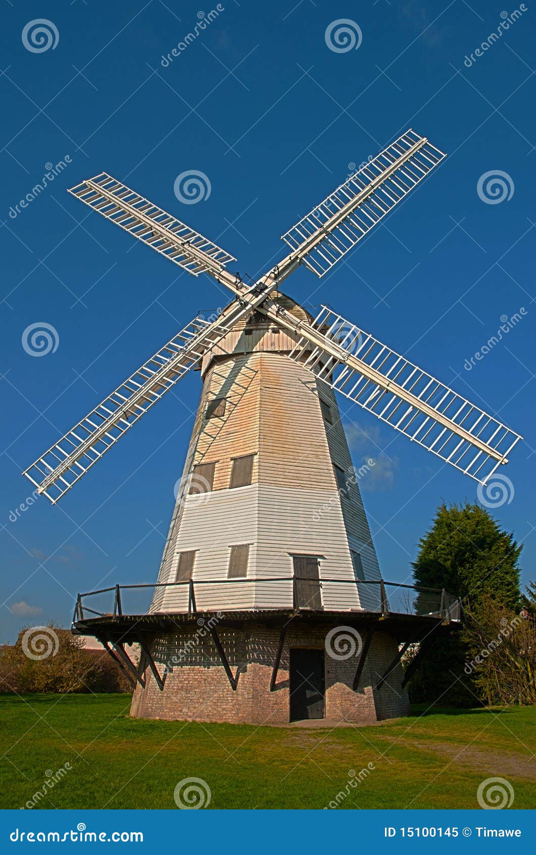 Upminster Windmill stock image. Image of sail, work, smock - 15100145