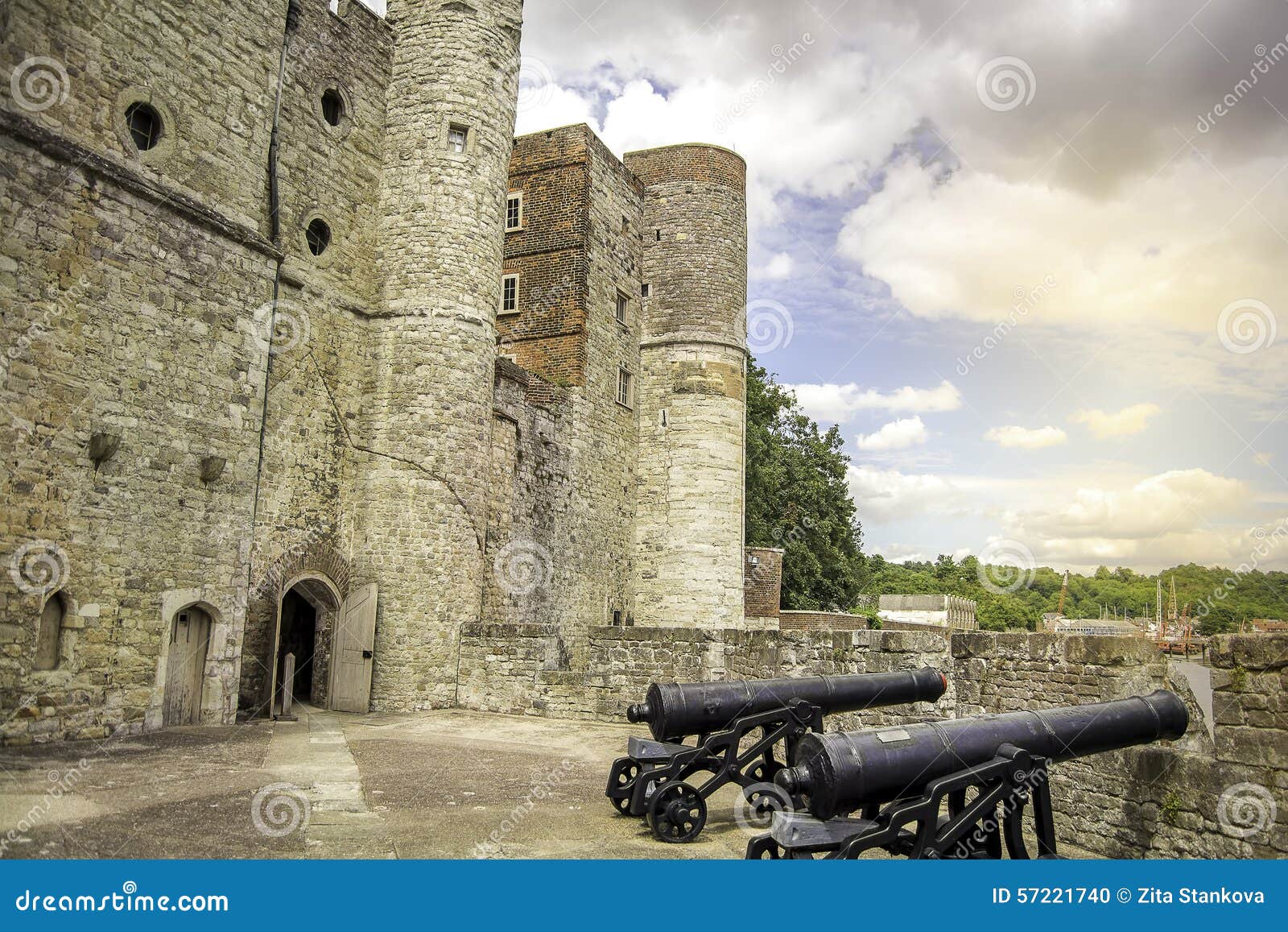 Upnor castle stock photo. Image of buidling, medieval - 57221740