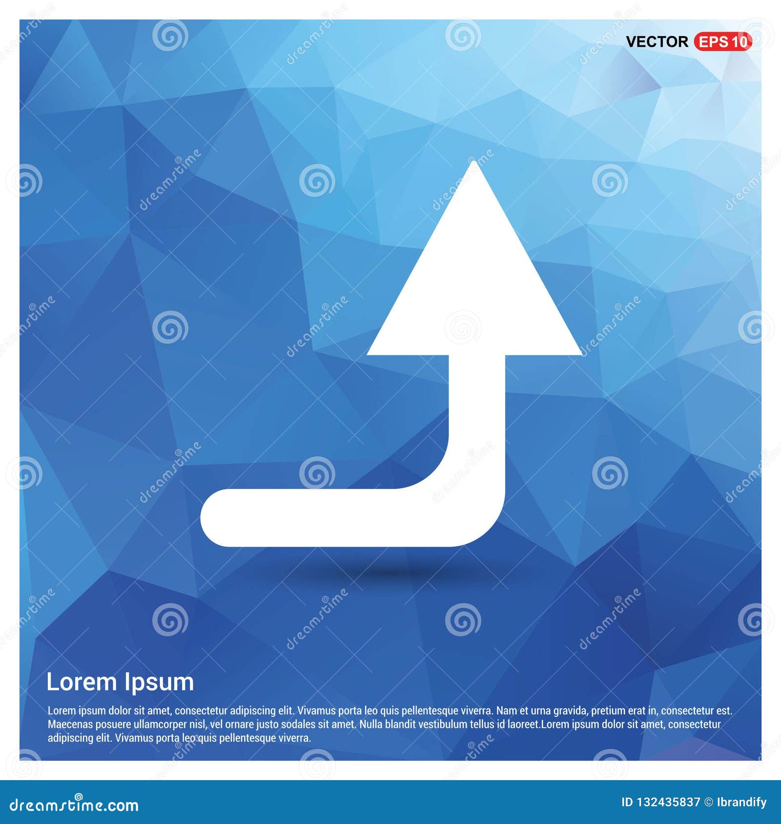 Upper Arrow Icon stock vector. Illustration of icon - 132435837