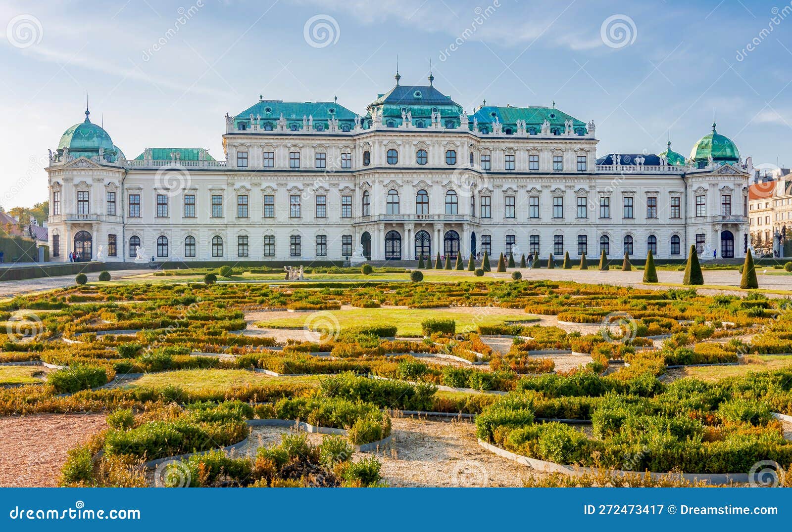 Upper Belvedere Palace and Gardens, Vienna, Austria Editorial ...