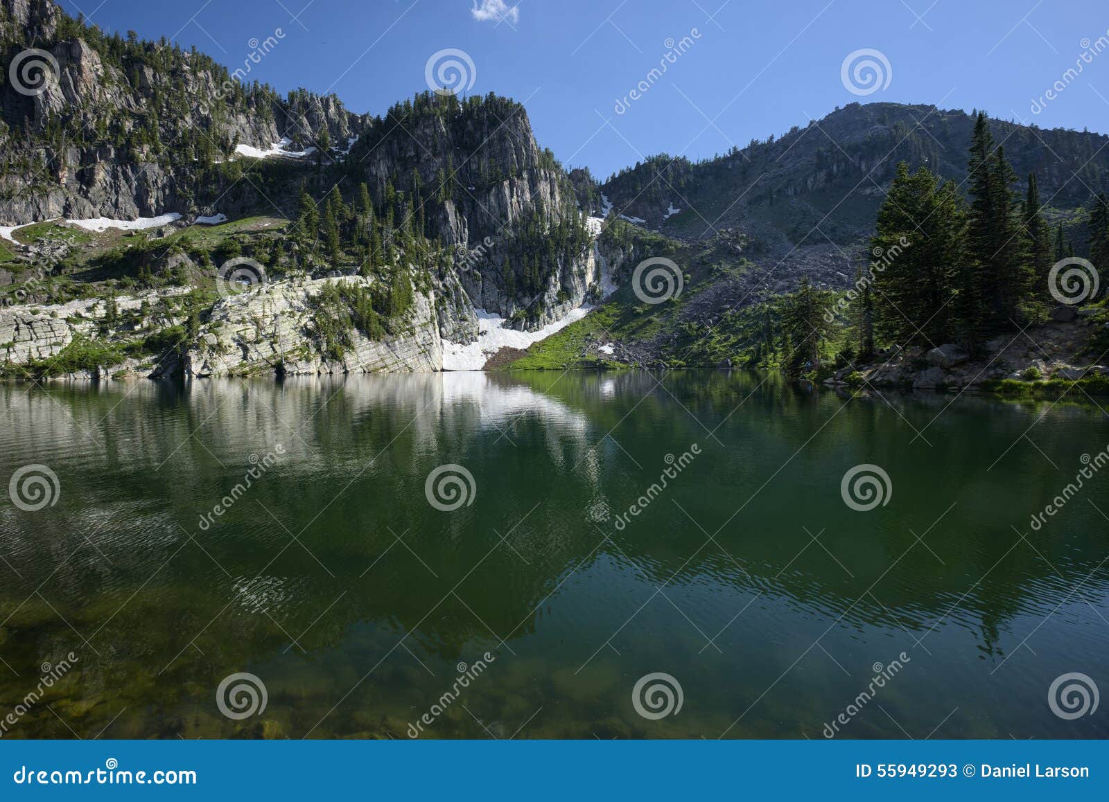 Upper Bloomington Lake stock image. Image of highland - 55949293