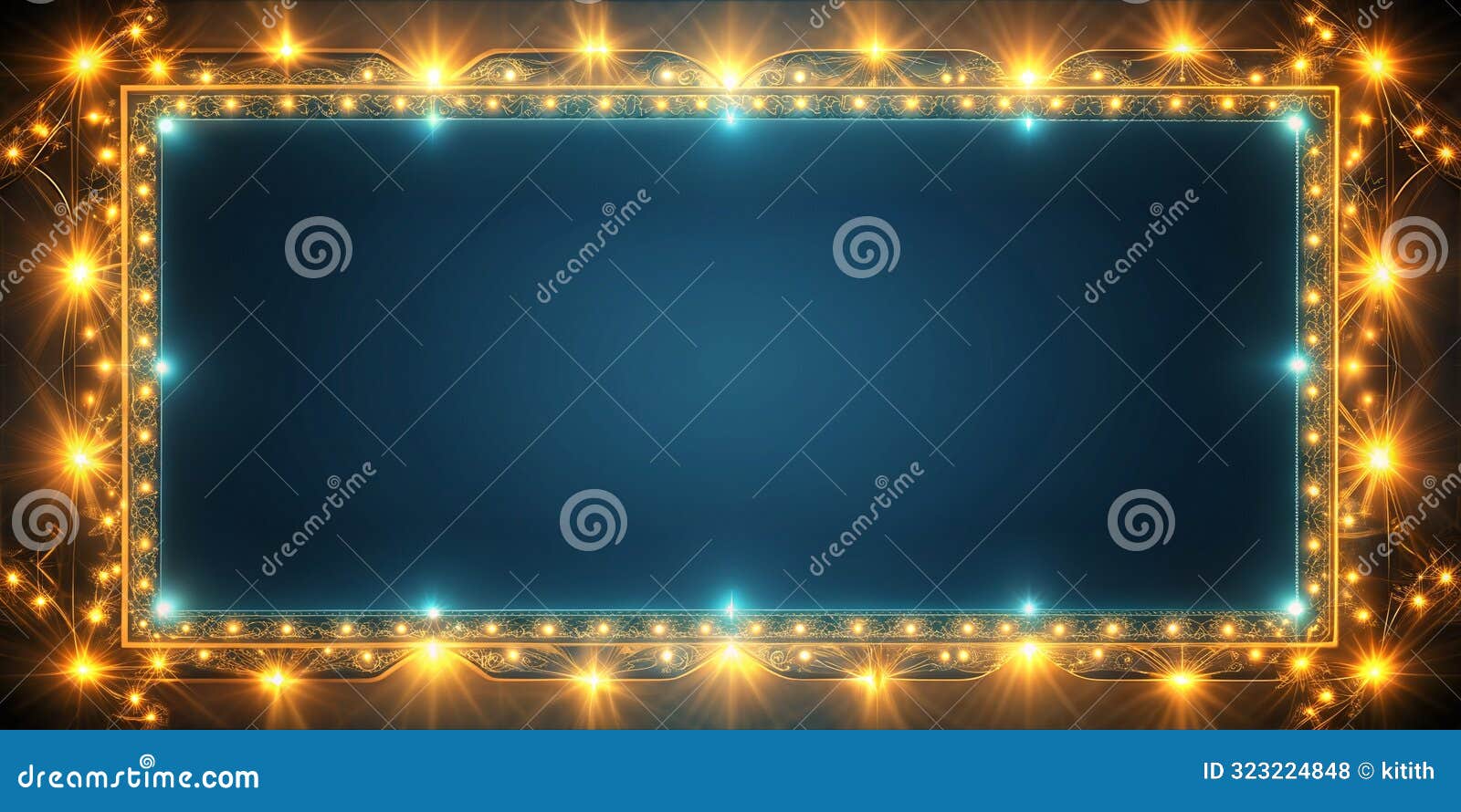 Upper Borders Illuminated Backgrounds Abstract AI-Generated Content ...