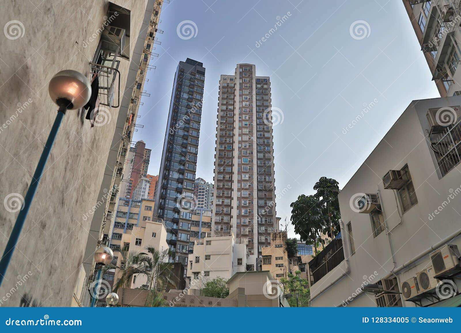 Upper Class High Apartment Building at Sai Wan Editorial Image - Image ...
