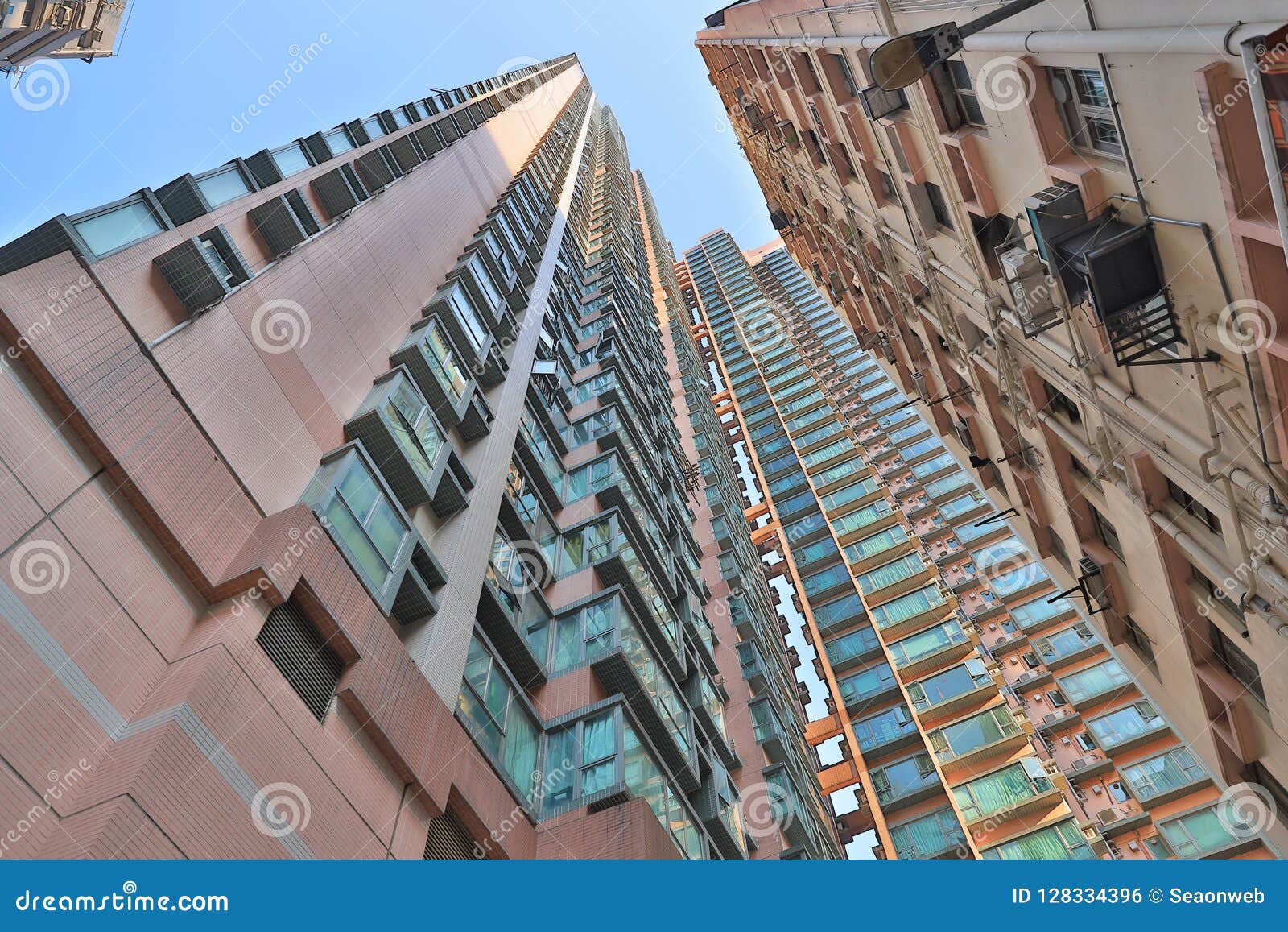 Upper Class High Apartment Building Stock Photo - Image of central ...