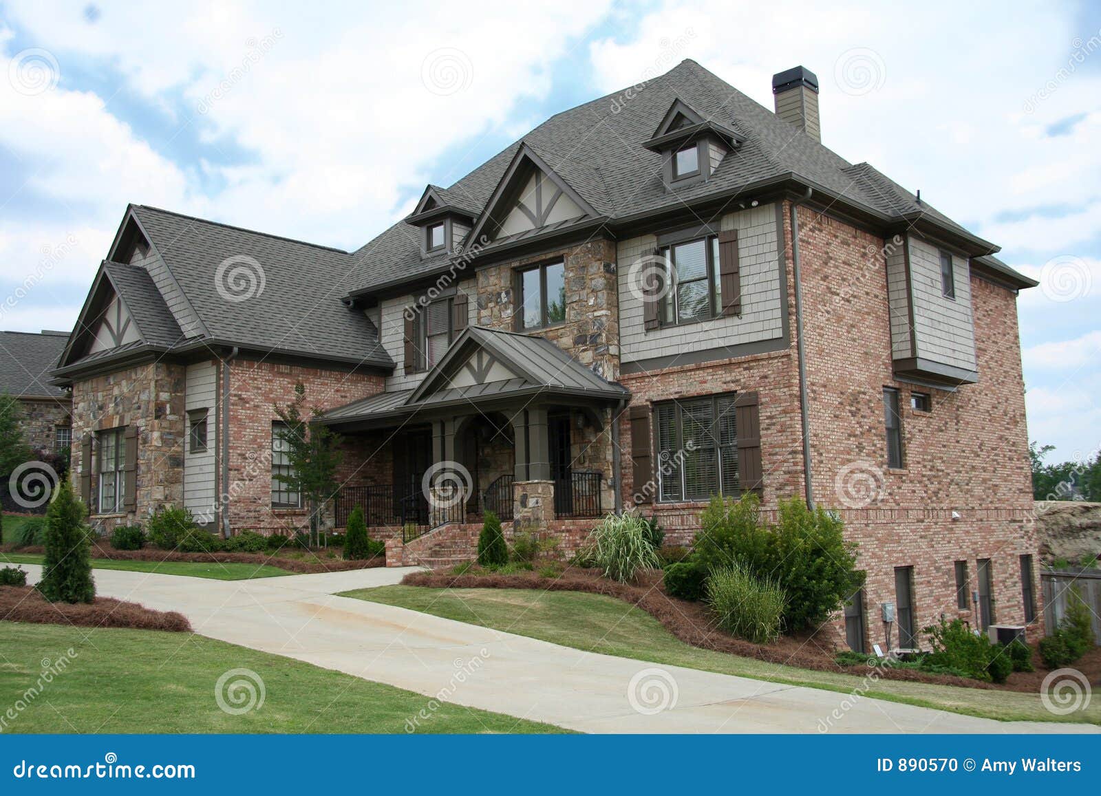 Upper class luxury home stock photo. Image of construction - 890570