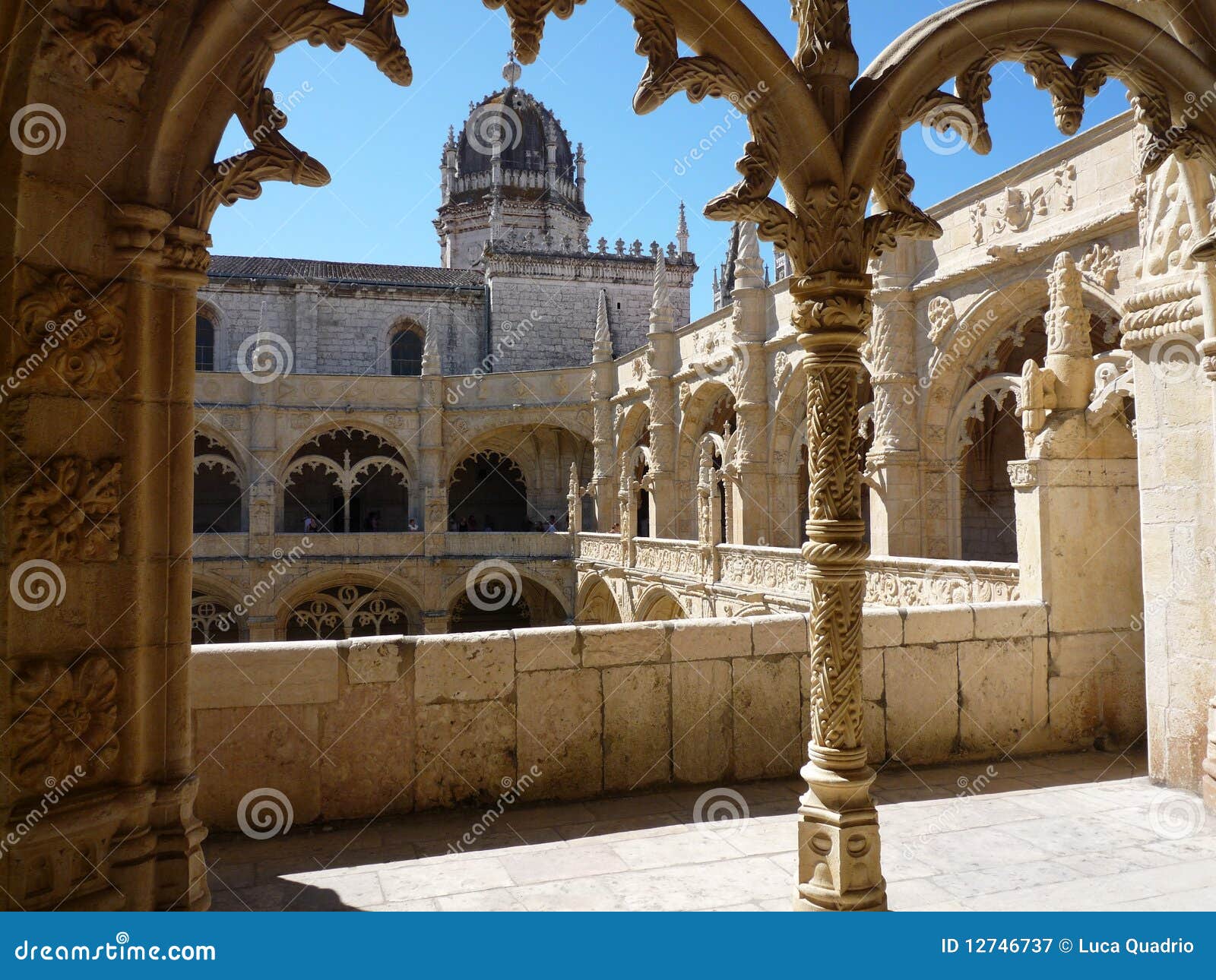 Upper Cloister of the Jeronimos Monastery Editorial Photography - Image ...