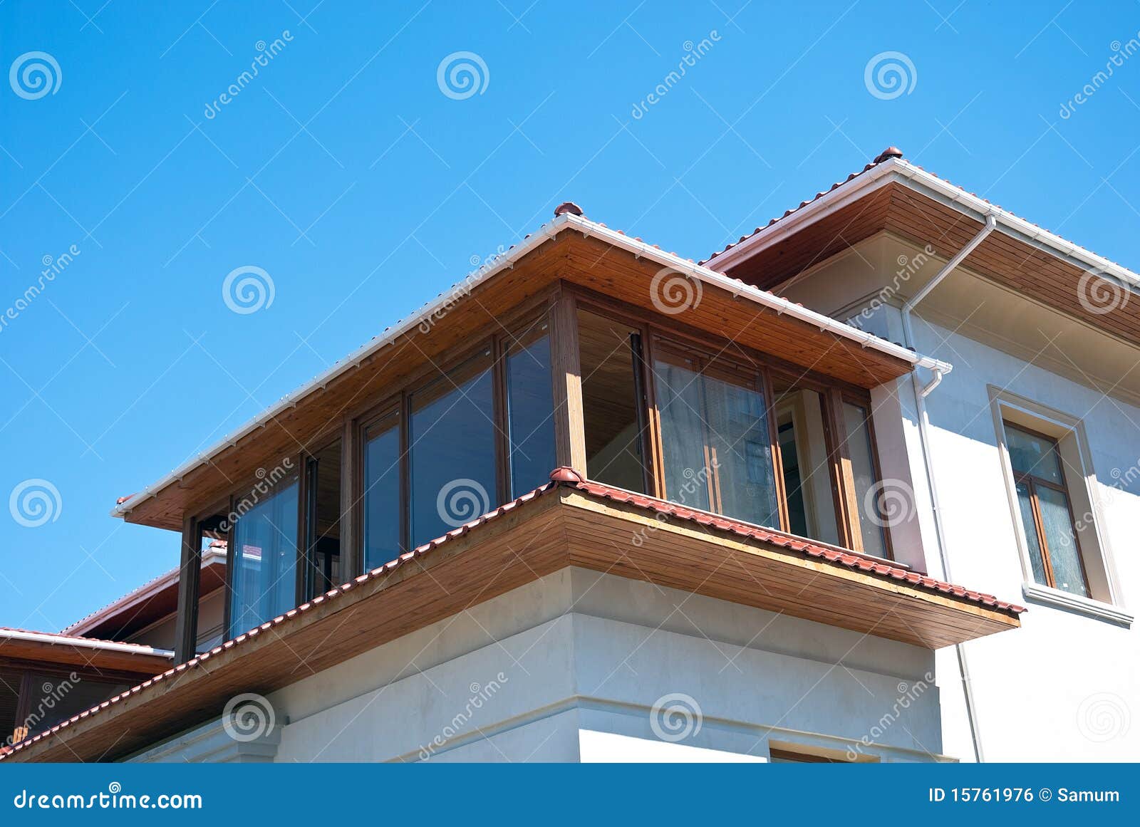 Upper Floors of a Large House Stock Photo - Image of floor, house: 15761976