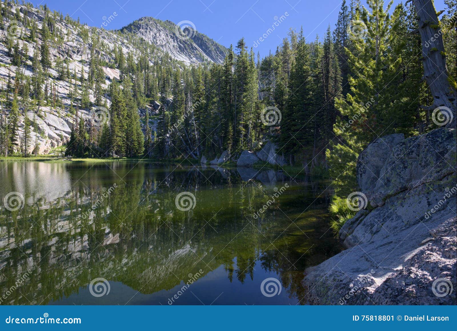 Upper Hoffer Lake stock image. Image of elkhorn, mountains - 75818801