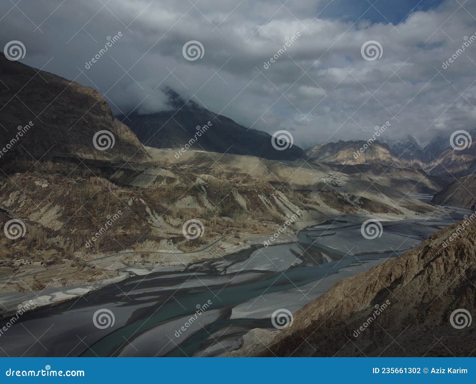 Upper Hunza Valley Pakistan Gilgit Baltistan Stock Photo - Image of ...