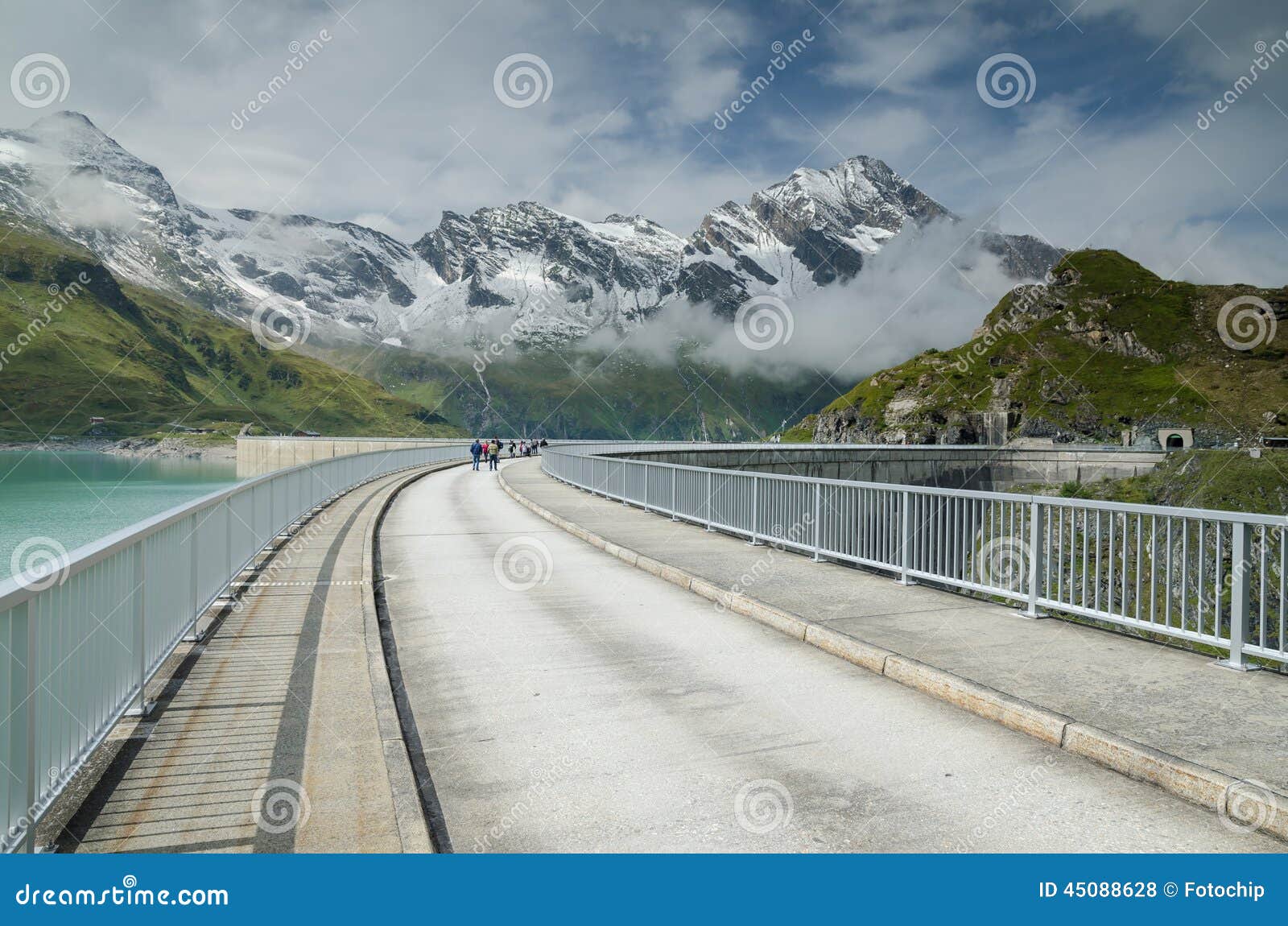 Upper Kaprun Dam 3, Stauseen, Austria Stock Photo - Image of panoramic ...