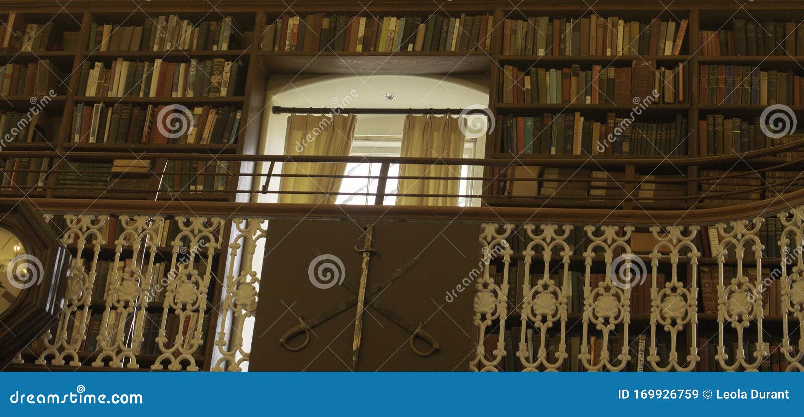 The Upper Level of the Library Editorial Stock Image - Image of ...