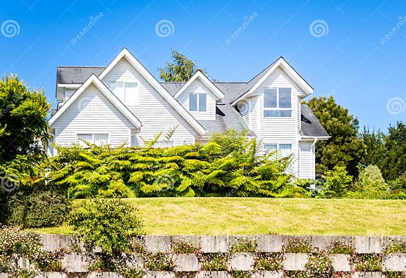 Upper middle class house stock image. Image of dwelling - 97081983