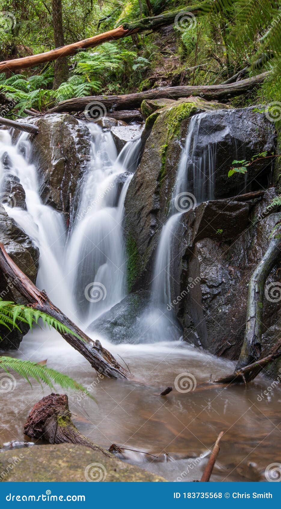 Upper Olinda Falls stock photo. Image of wilderness - 183735568