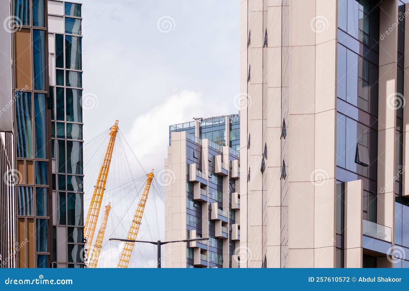 Greenwich Peninsula Upper Riverside Developments Editorial Photography ...