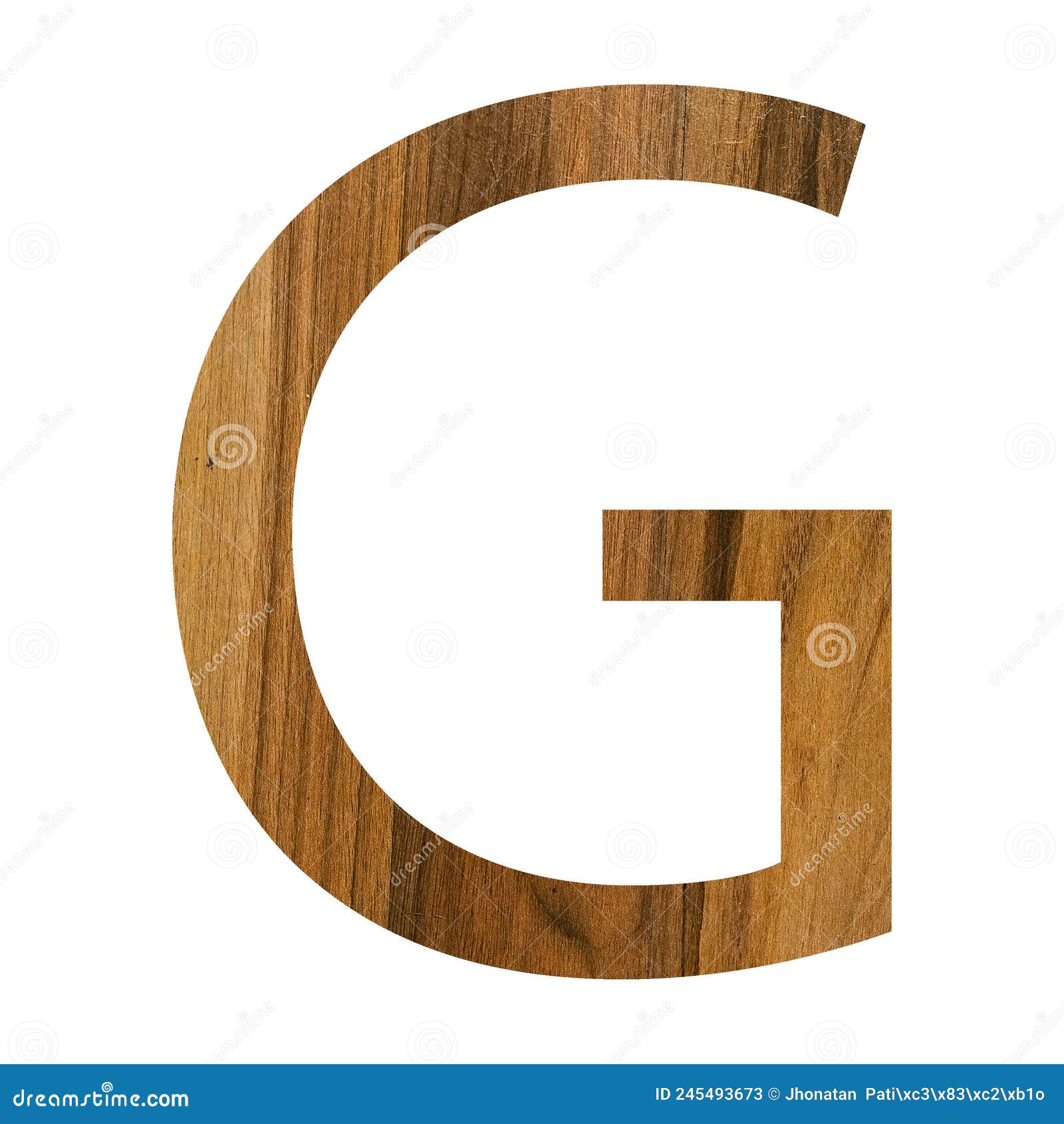 Uppercase Letter G - Wood Texture - White Background Stock Image ...