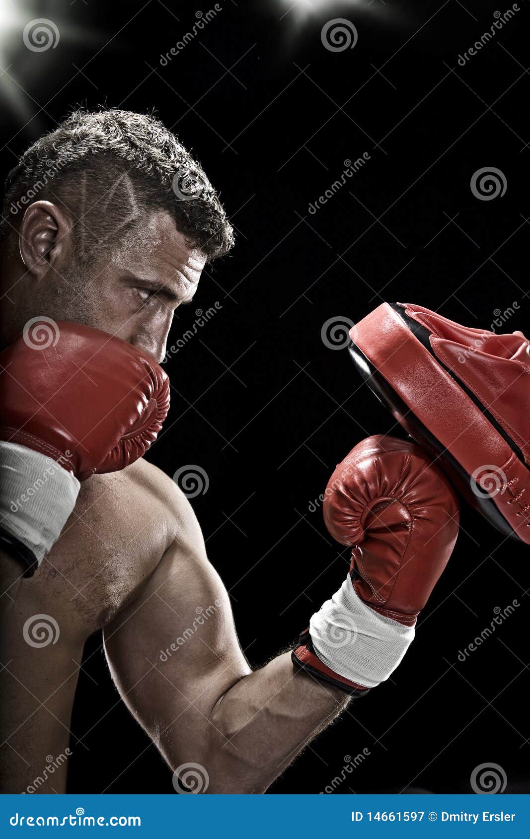 Uppercut stock image. Image of fist, athletes, handsome - 14661597
