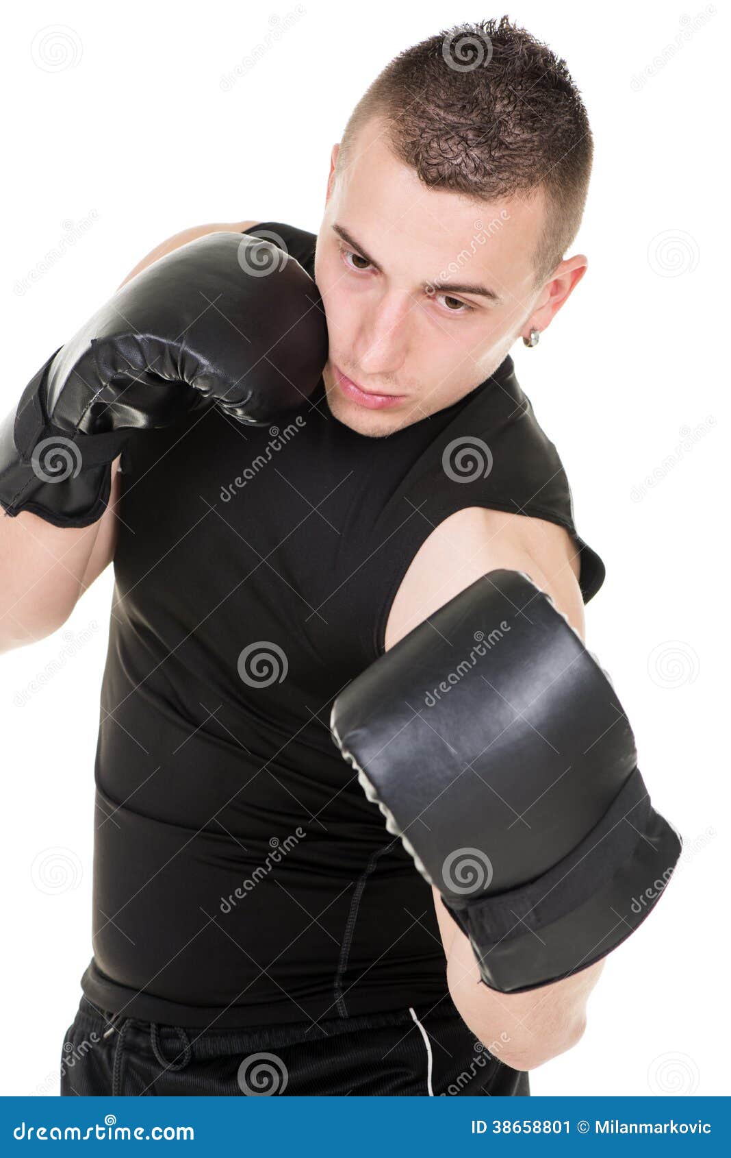 Uppercut punch stock image. Image of uppercut, adult - 38658801