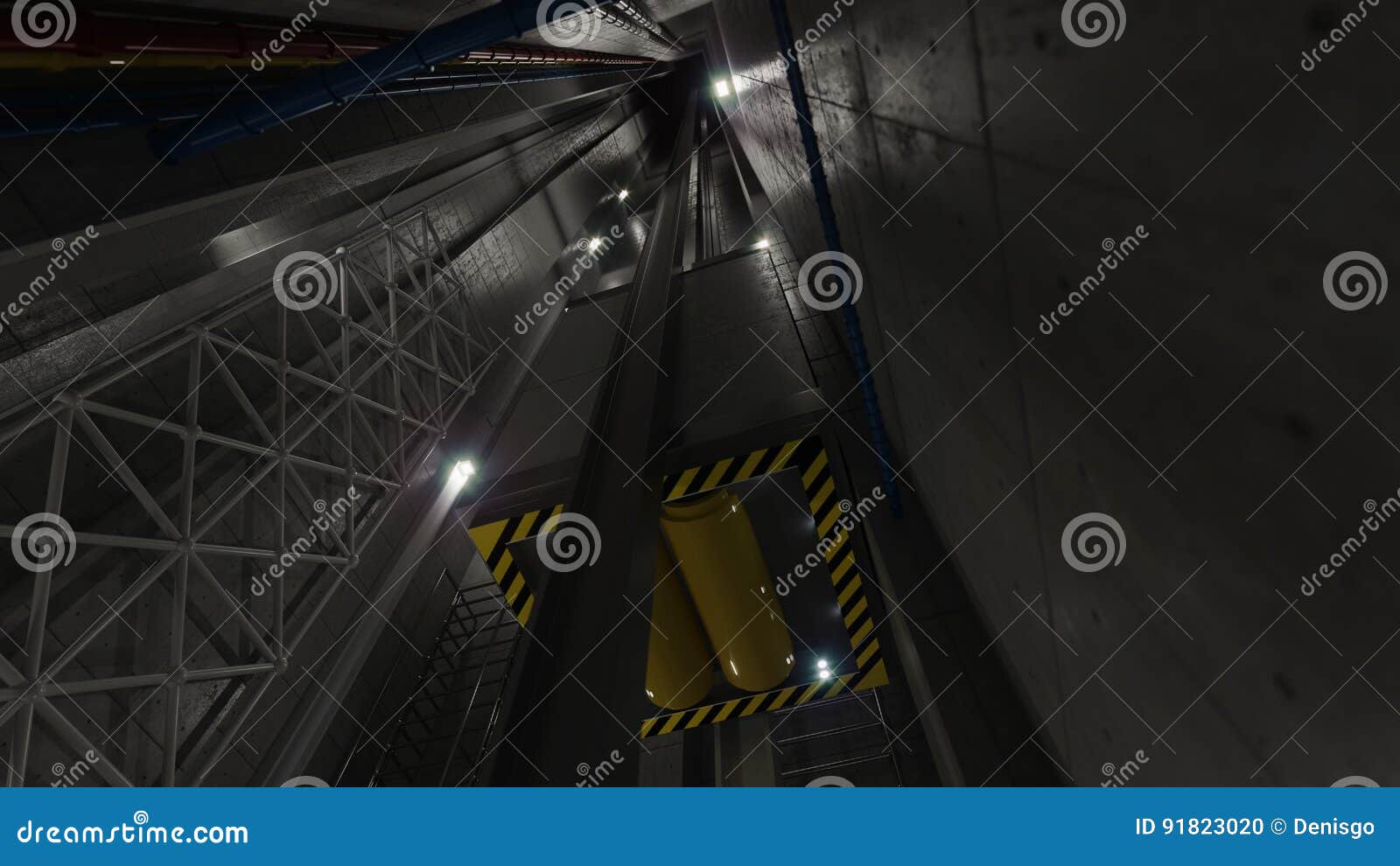 Upping Elevator Lift View Inside Elevator Shaft Technology and ...