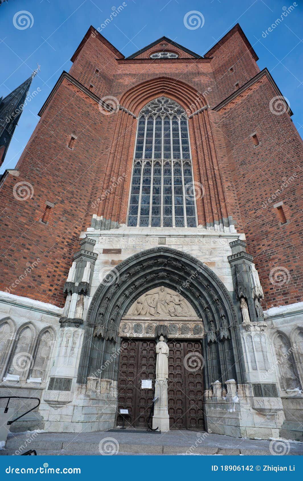 Uppsala Cathedral stock photo. Image of building, city - 18906142