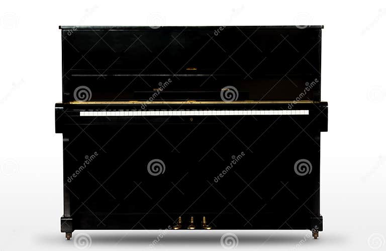 The upright piano stock image. Image of black, white - 96201275