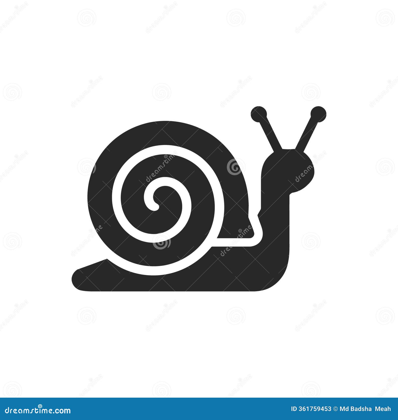 Snail Icon. Detailed Set Of Sea Foods Illustrations In Neon Style ...