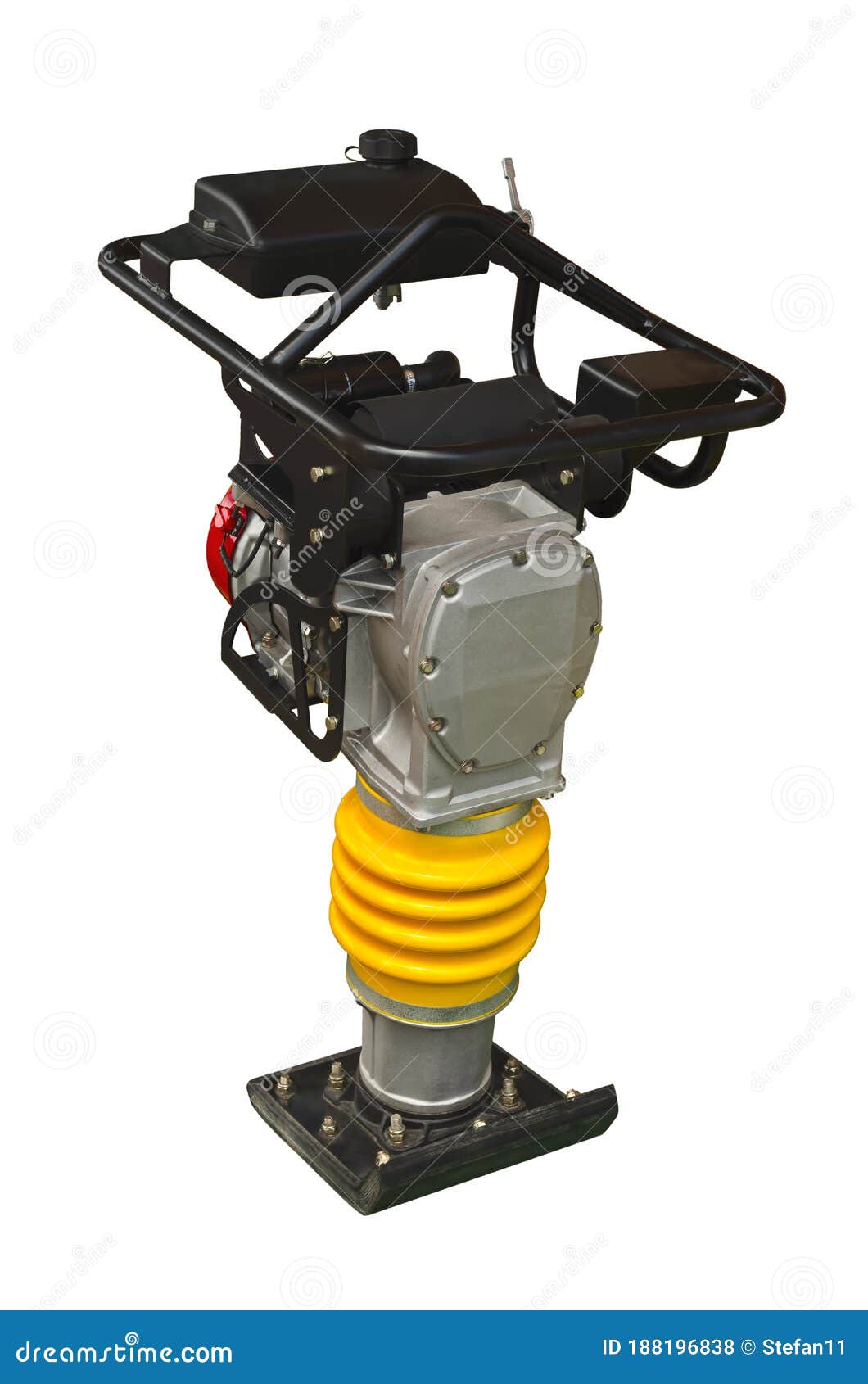 Upright Trench Rammer stock photo. Image of industry - 188196838