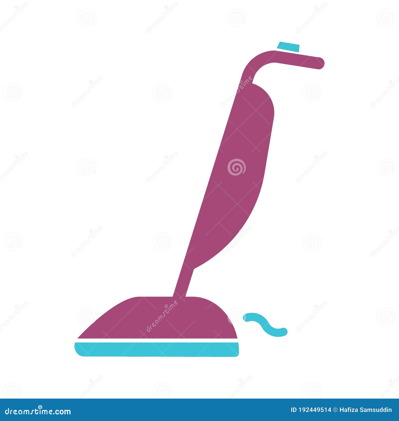 Upright Vacuum Cleaner. Vector Illustration Decorative Design Stock ...