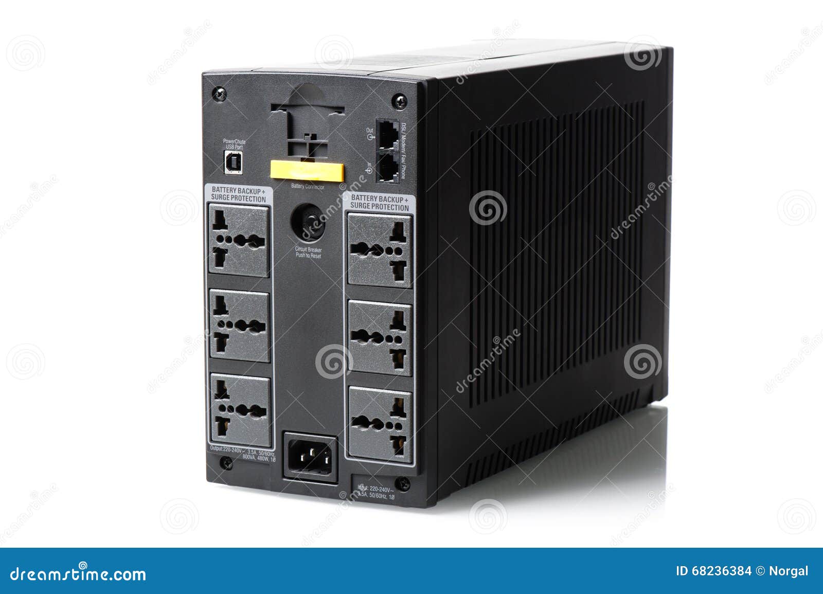 UPS stock photo. Image of voltage, wire, safe, energy - 68236384