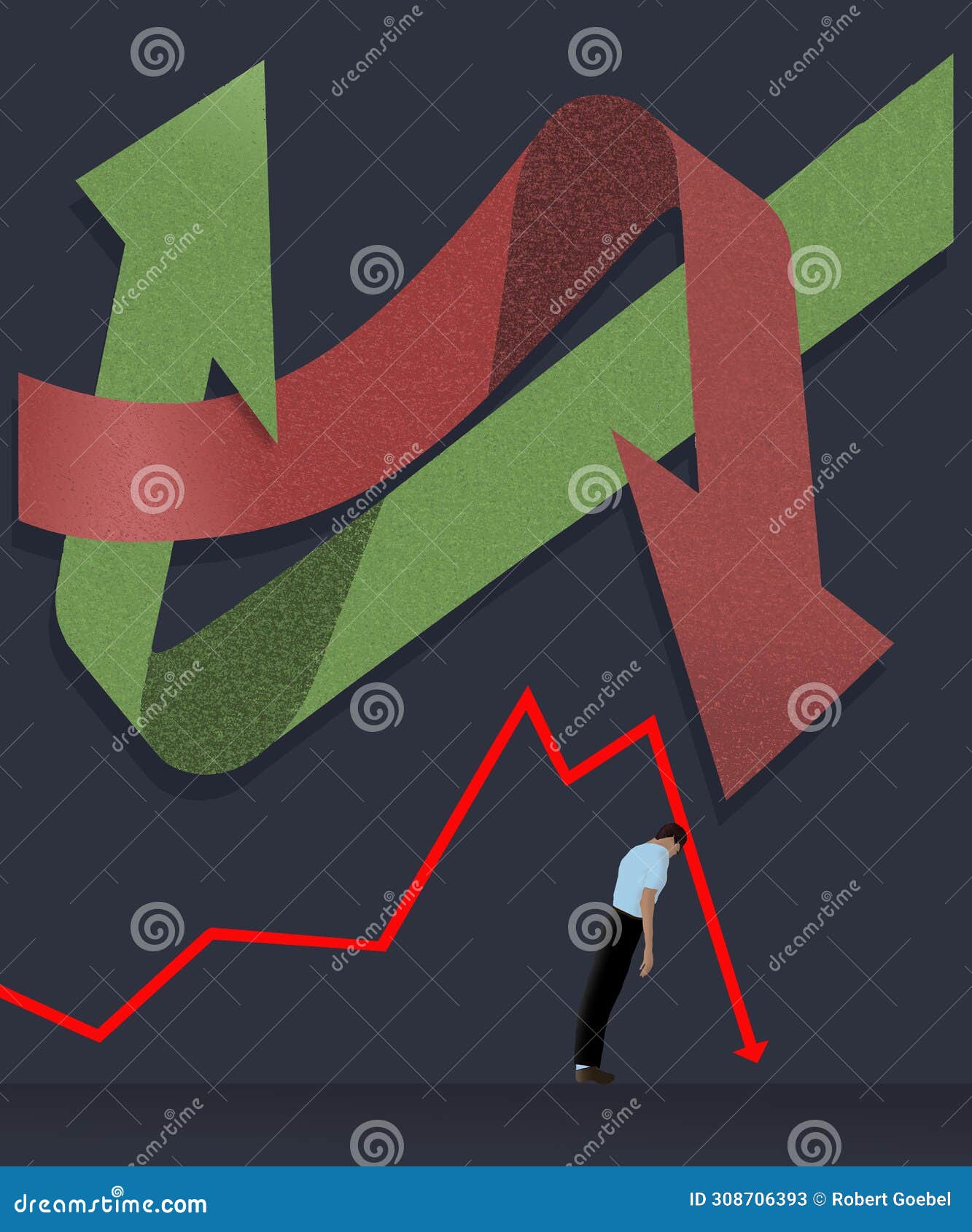 Ups and Downs of the Stock Market Illustrated Here Stock Illustration ... Ups and Downs of the Stock Market Illustrated Here Stock Illustration ...