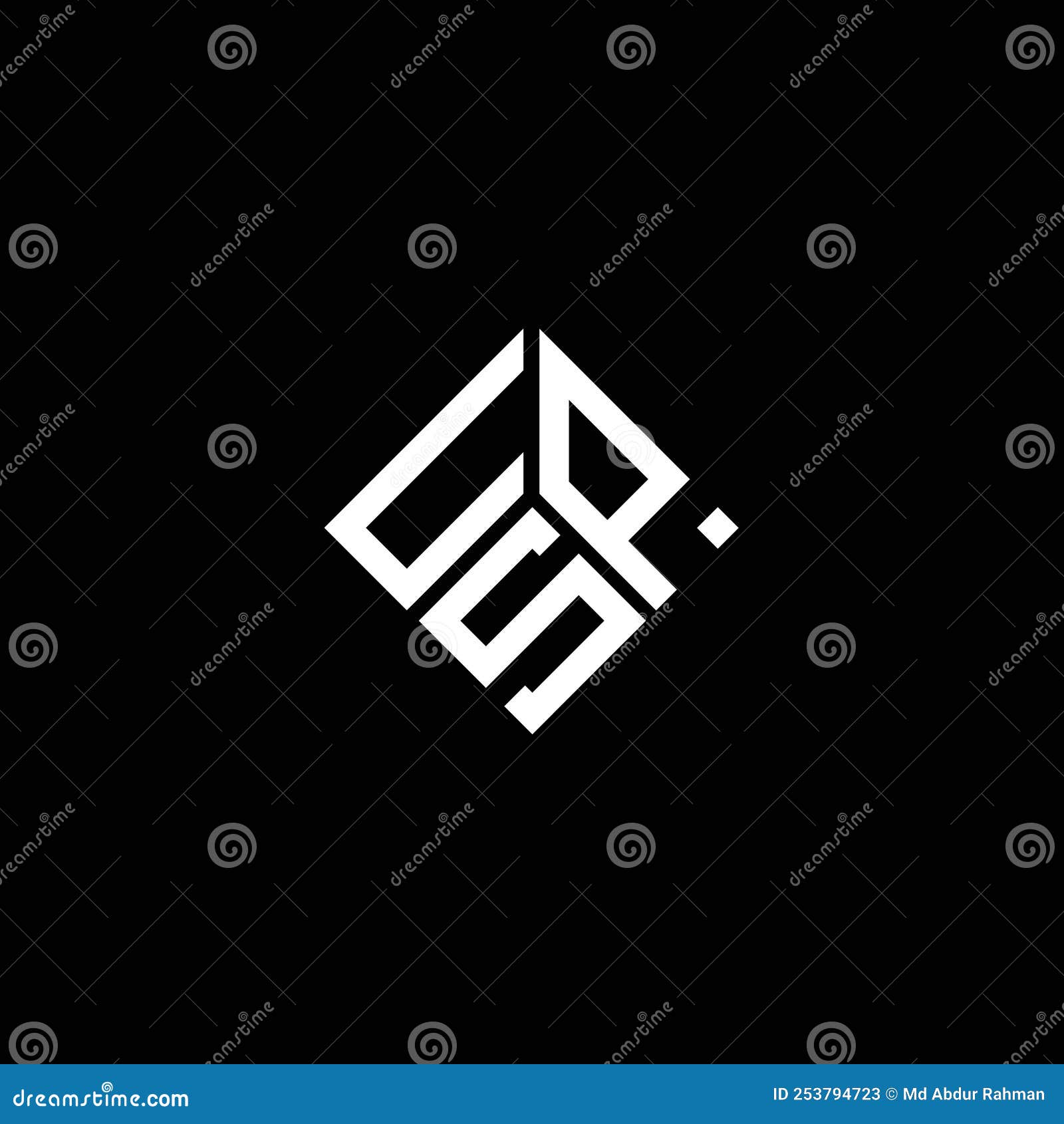 UPS Letter Logo Design on WHITE Background. UPS Creative Initials ...