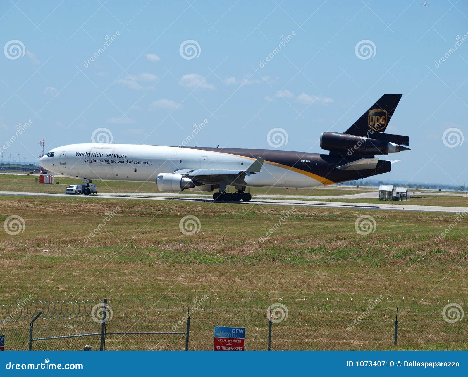 UPS MD-11 Being Retired editorial image. Image of airport - 107340710