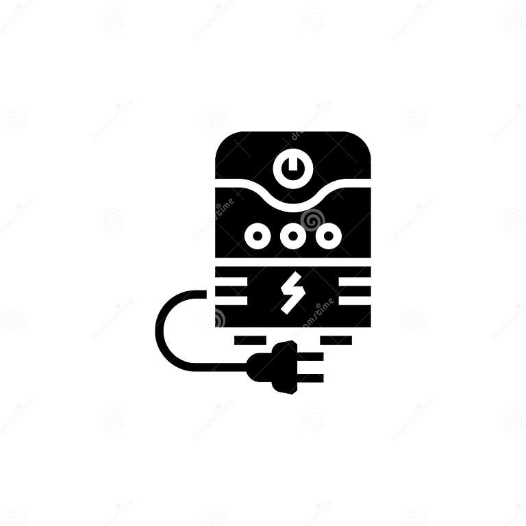 Ups Vector Icon. Computer Component Icon Solid Style. Perfect Use for ...