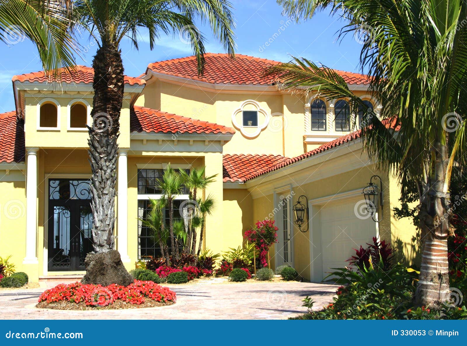 Upscale Home stock image. Image of trim, tropics, house - 330053