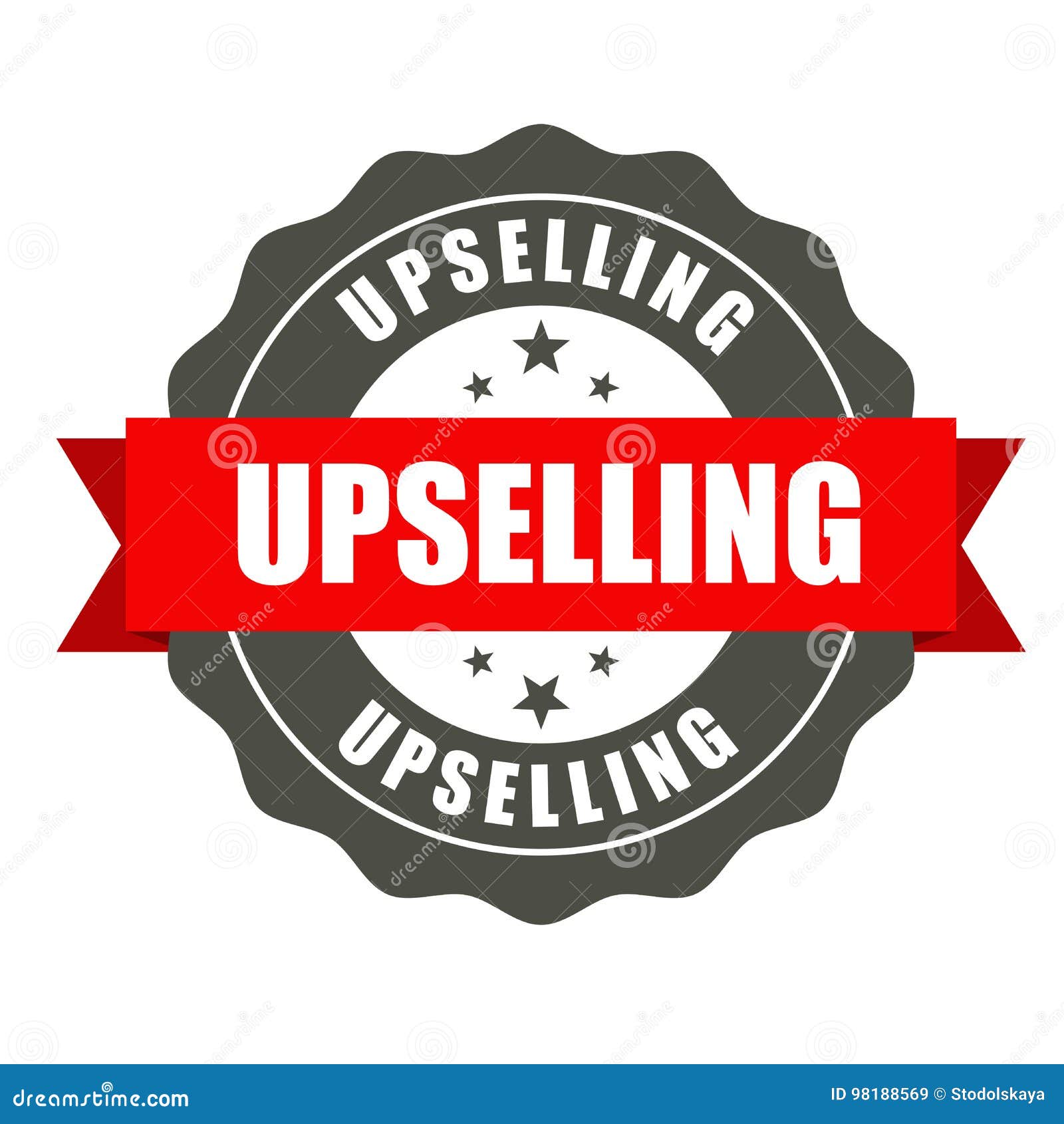 Upselling Badge - Round Stamp, Sale Workshop Stock Vector ...