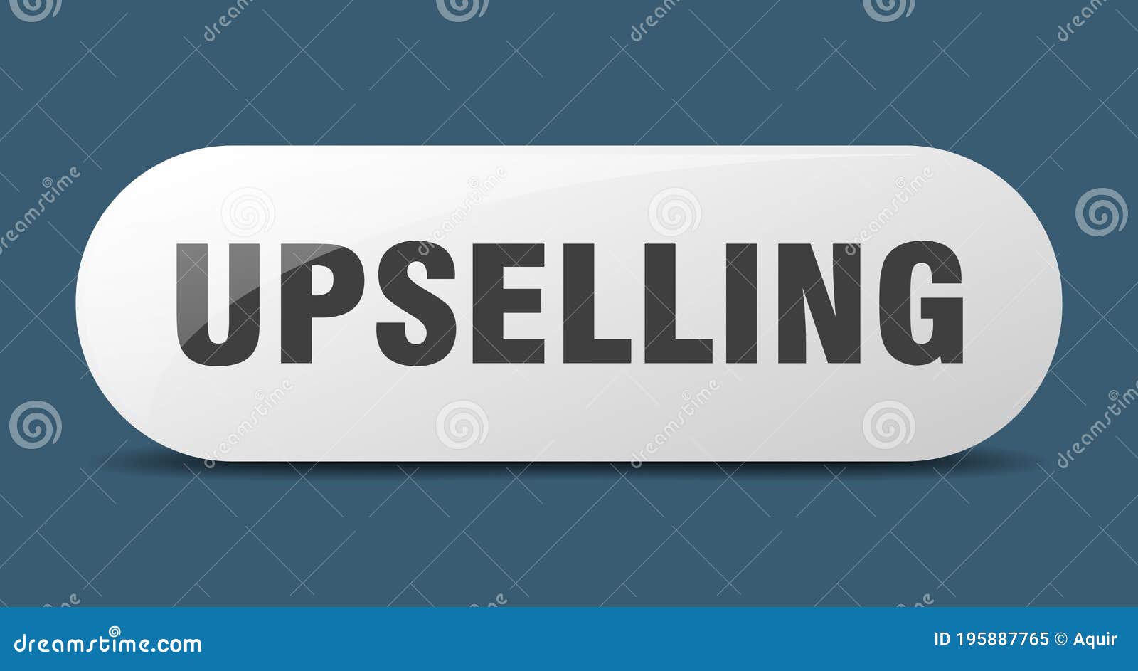 Upselling Button. Upselling Sign. Key. Push Button Stock Vector ...