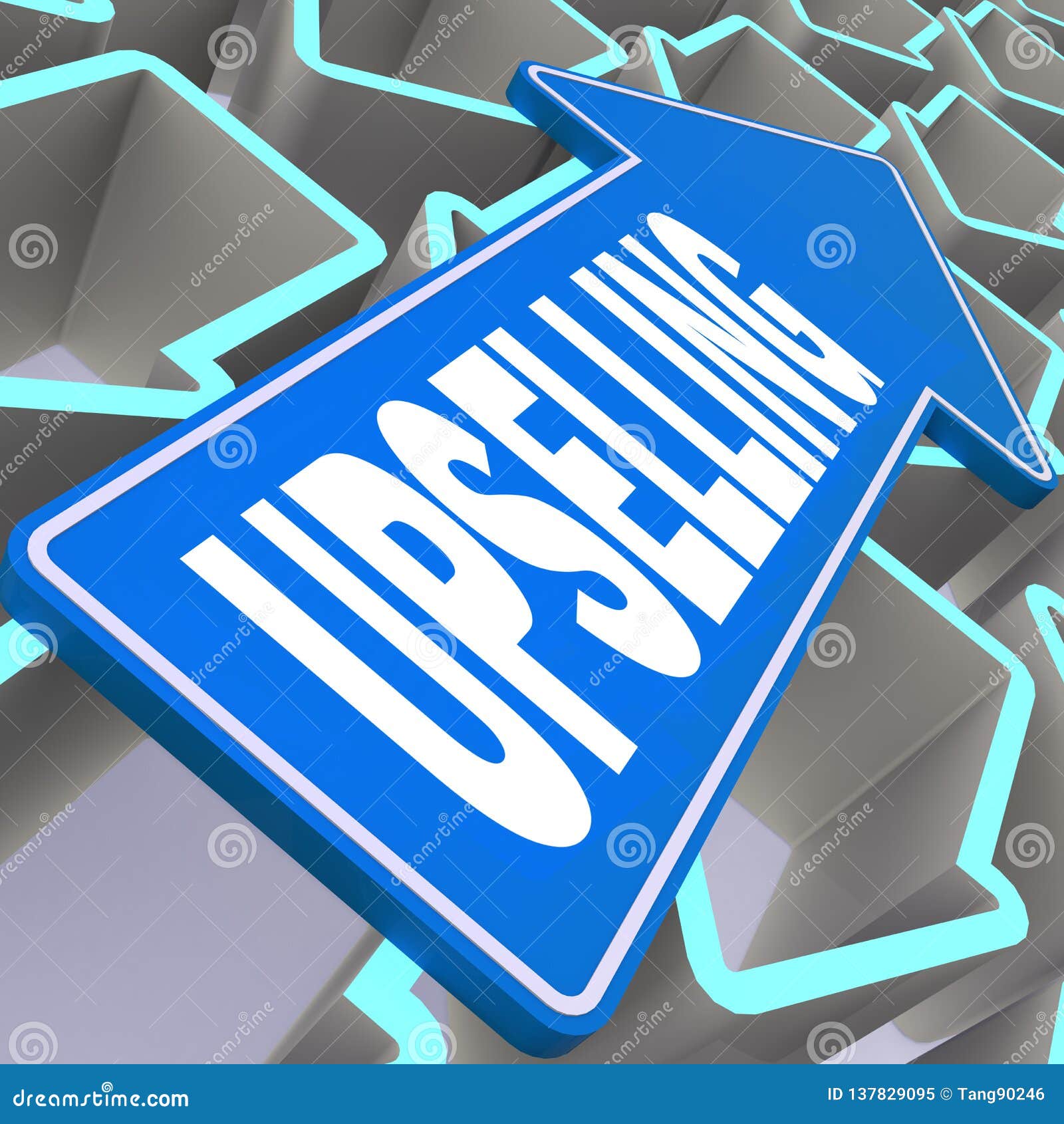 Upselling Sales Technique, Clienting, Webrooming Concept With Tiny ...