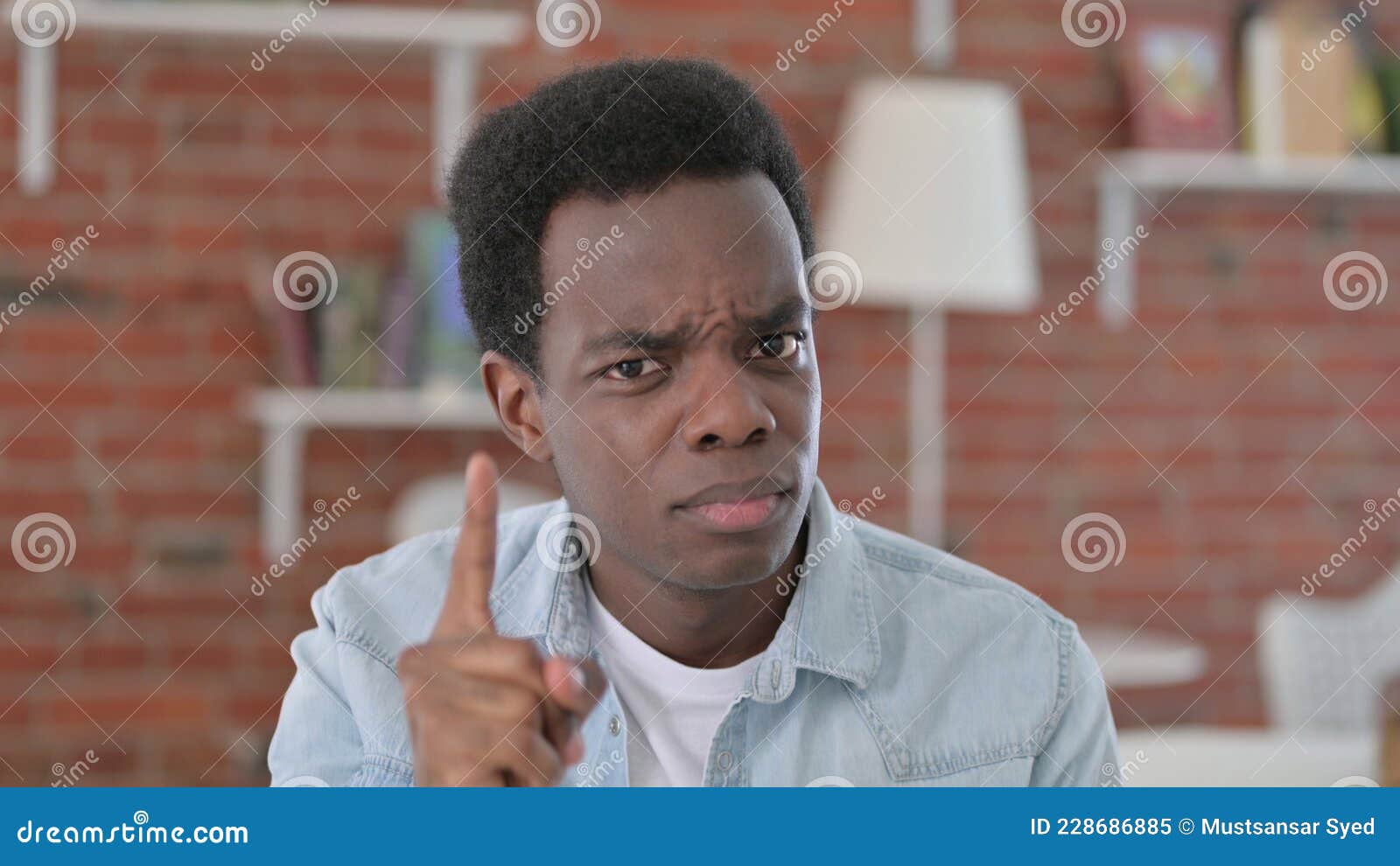 Upset African Man Feeling Angry Stock Image - Image of loss, crisis ...