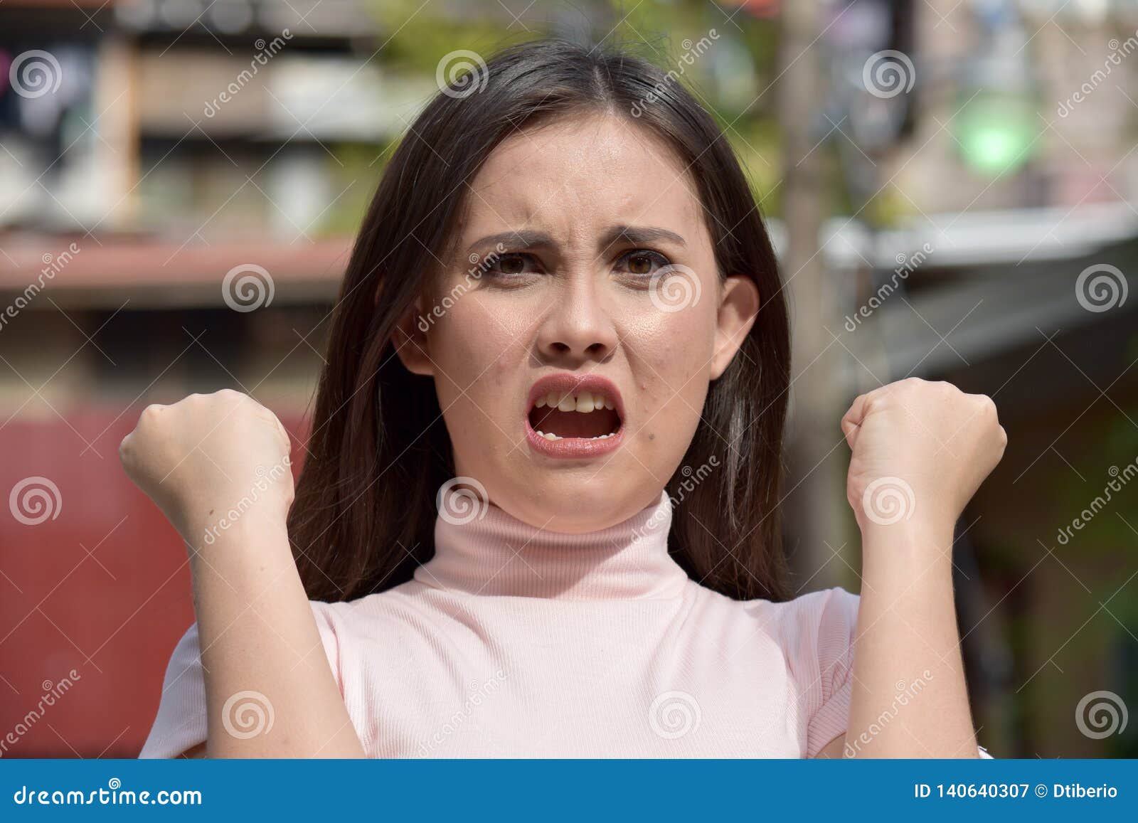 Upset Beautiful Filipina Person Stock Image - Image of upset ...