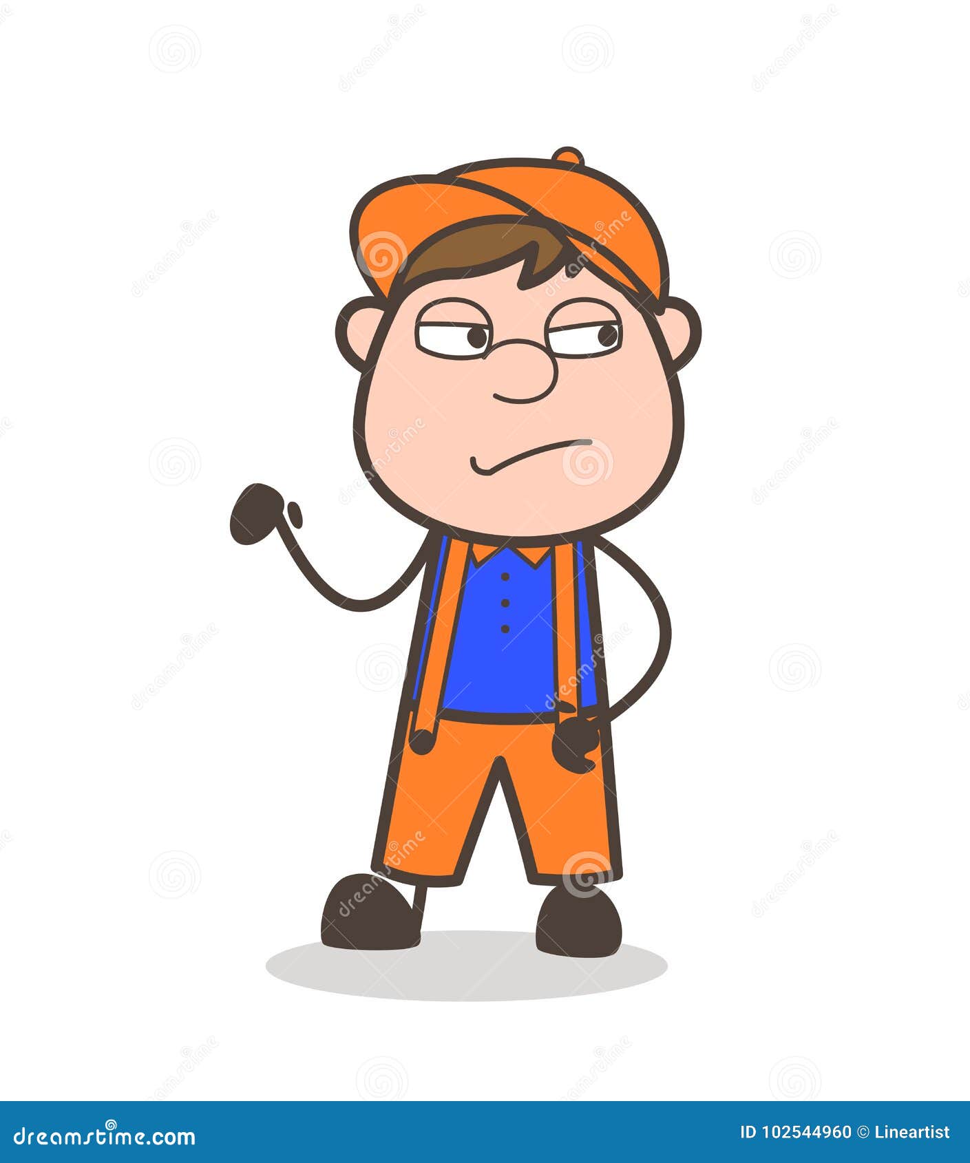 Upset Cartoon Employee Face Expression Stock Photo | CartoonDealer.com ...