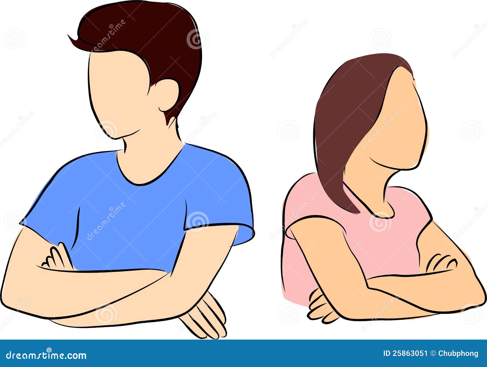 Unhappy Marriage Clip Art