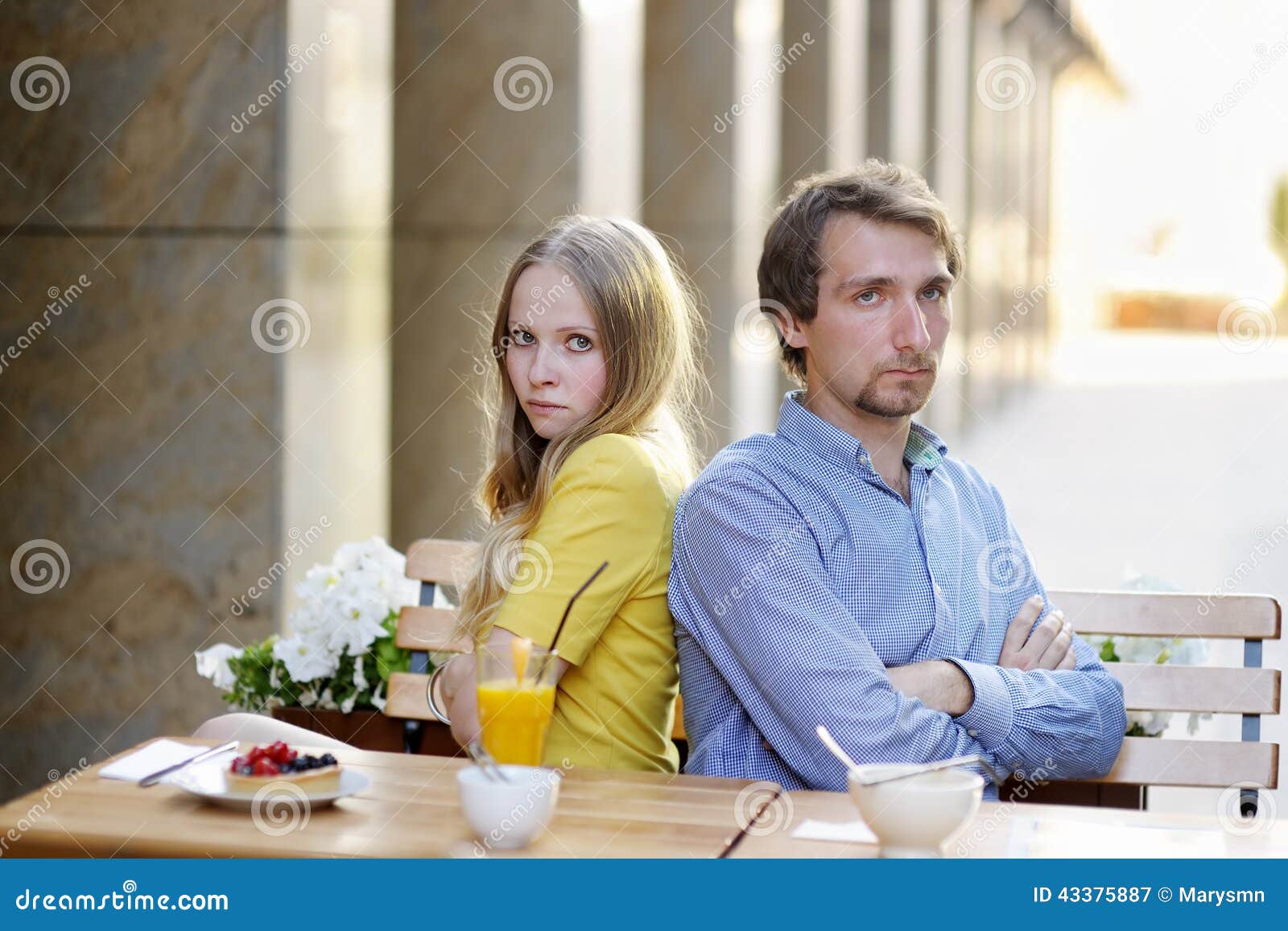 Upset Couple Not Talking To Each Other Stock Image - Image of affronted ...